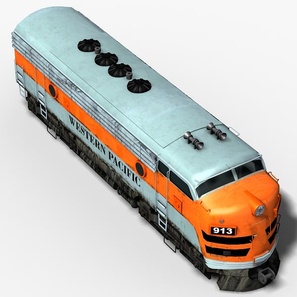 3d f7 diesel locomotive