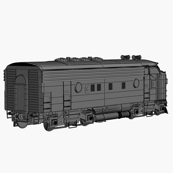 3d f7 diesel locomotive