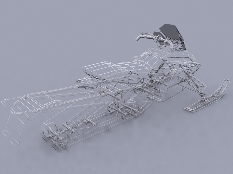 3d modified skidoo model
