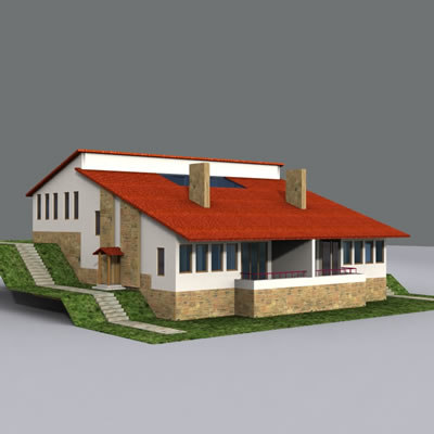 dxf house exterior
