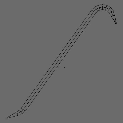 3ds max crowbar lever construction