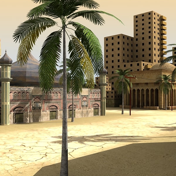 3d 3ds arab town