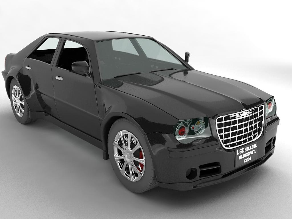 chrysler 300c car 3d model