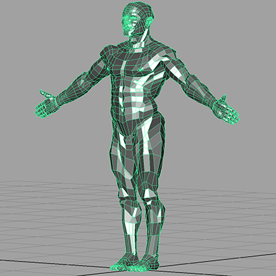 3ds max athletic male