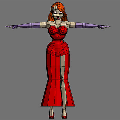 3d model jessica rabbit movie