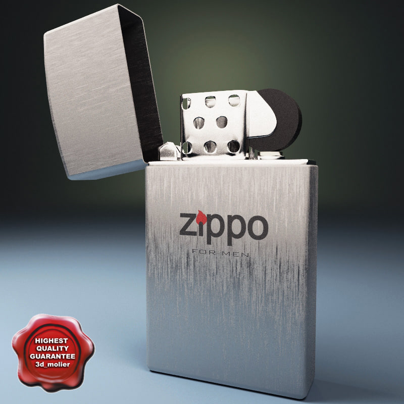 zippo lighter 3d model