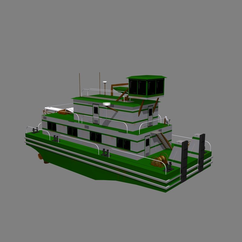 river push boat 3d 3ds