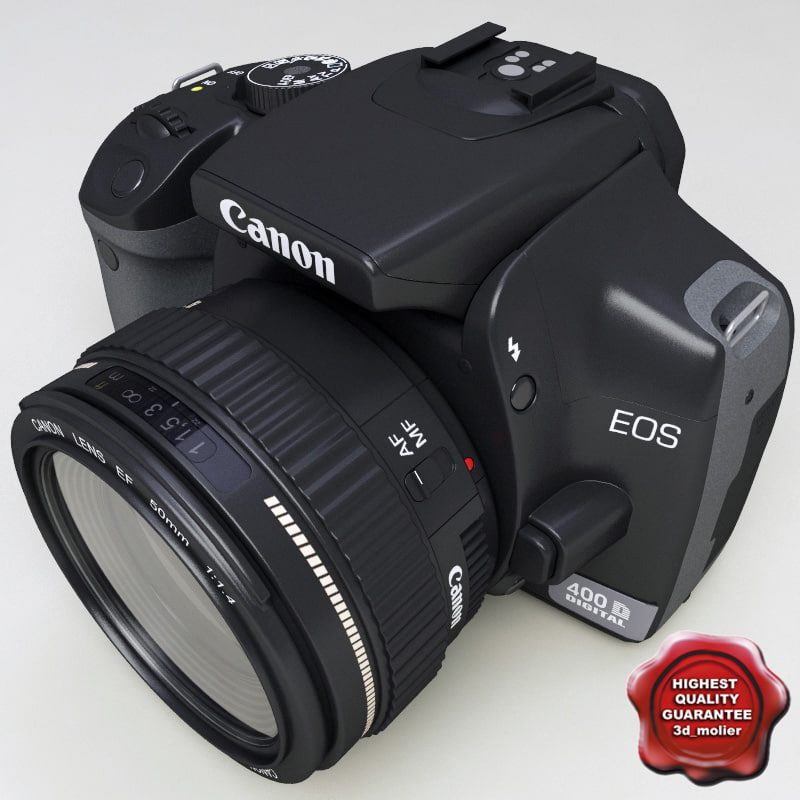 3d model canon eos400d