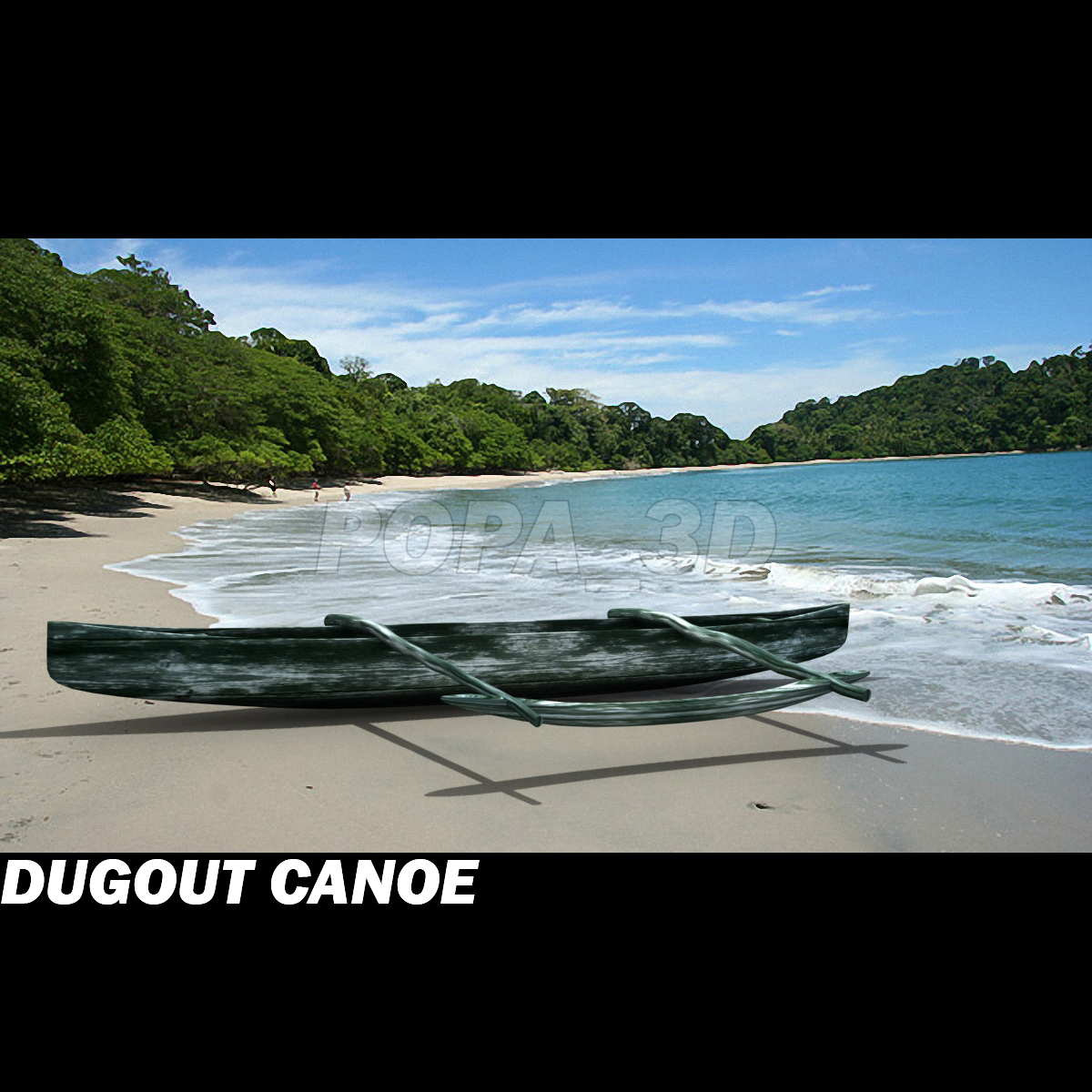 3d canoe dugout