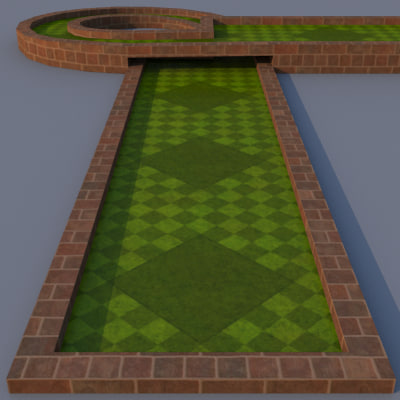 mini golf course2 3d 3ds