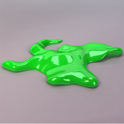 3d fbx slime blob
