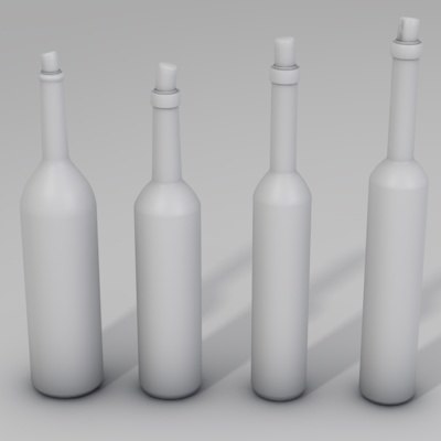 modelo 3d botellas.c4d - TurboSquid 479353