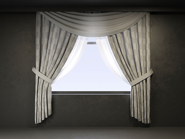 curtain 3d max