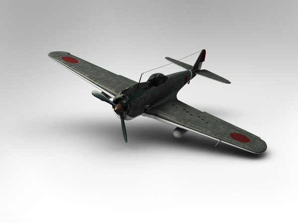 3d nakajima hayabusa fighter model