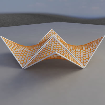 membrane structure building super 3d model