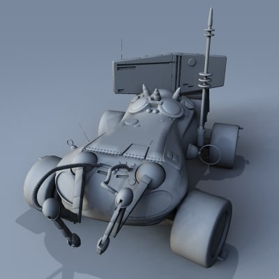 modelo 3d Robot Land Rover 3DS - TurboSquid 482686