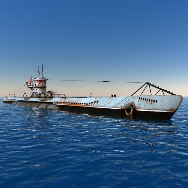 3ds max submarine viic