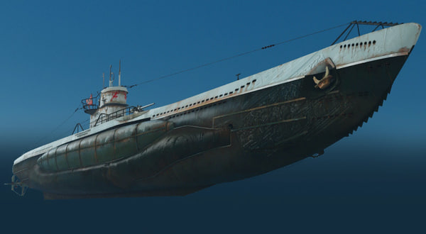 3ds max submarine viic