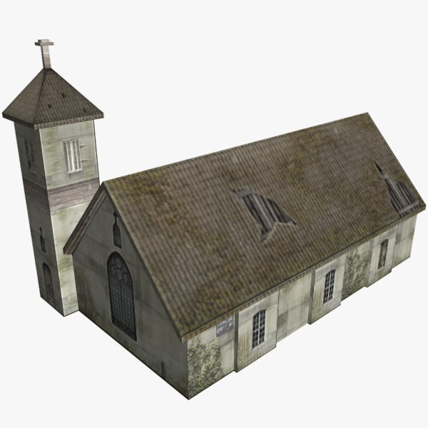 fantasy church 3d max