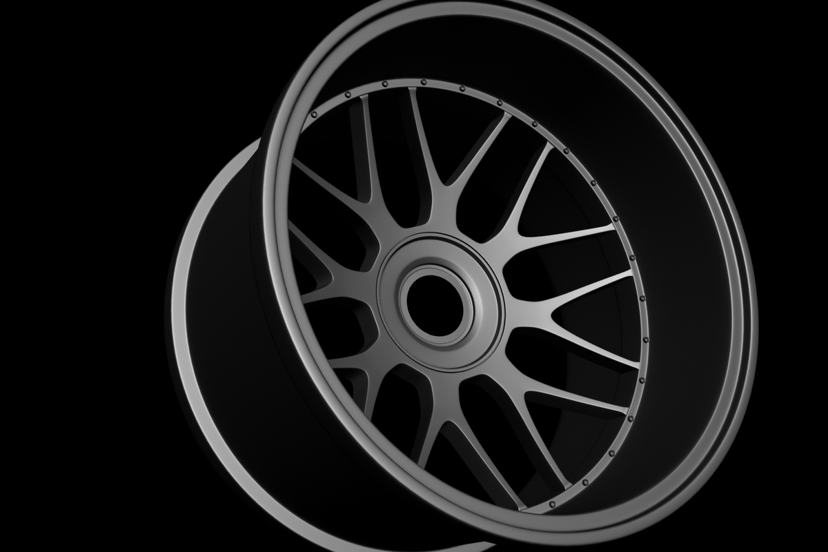 3d bbs rim model