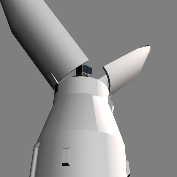 3dsmax south korean kslv rocket