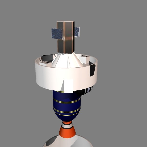 3dsmax south korean kslv rocket