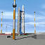 south korean naro launch pad 3d model