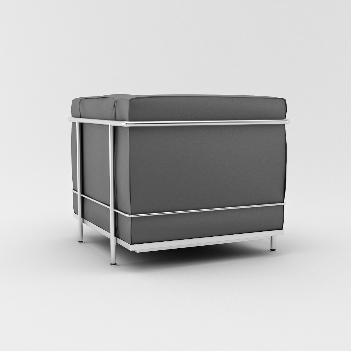 르 꼬르뷔지에 LC2 안락 의자 3D 모델 - TurboSquid 485532