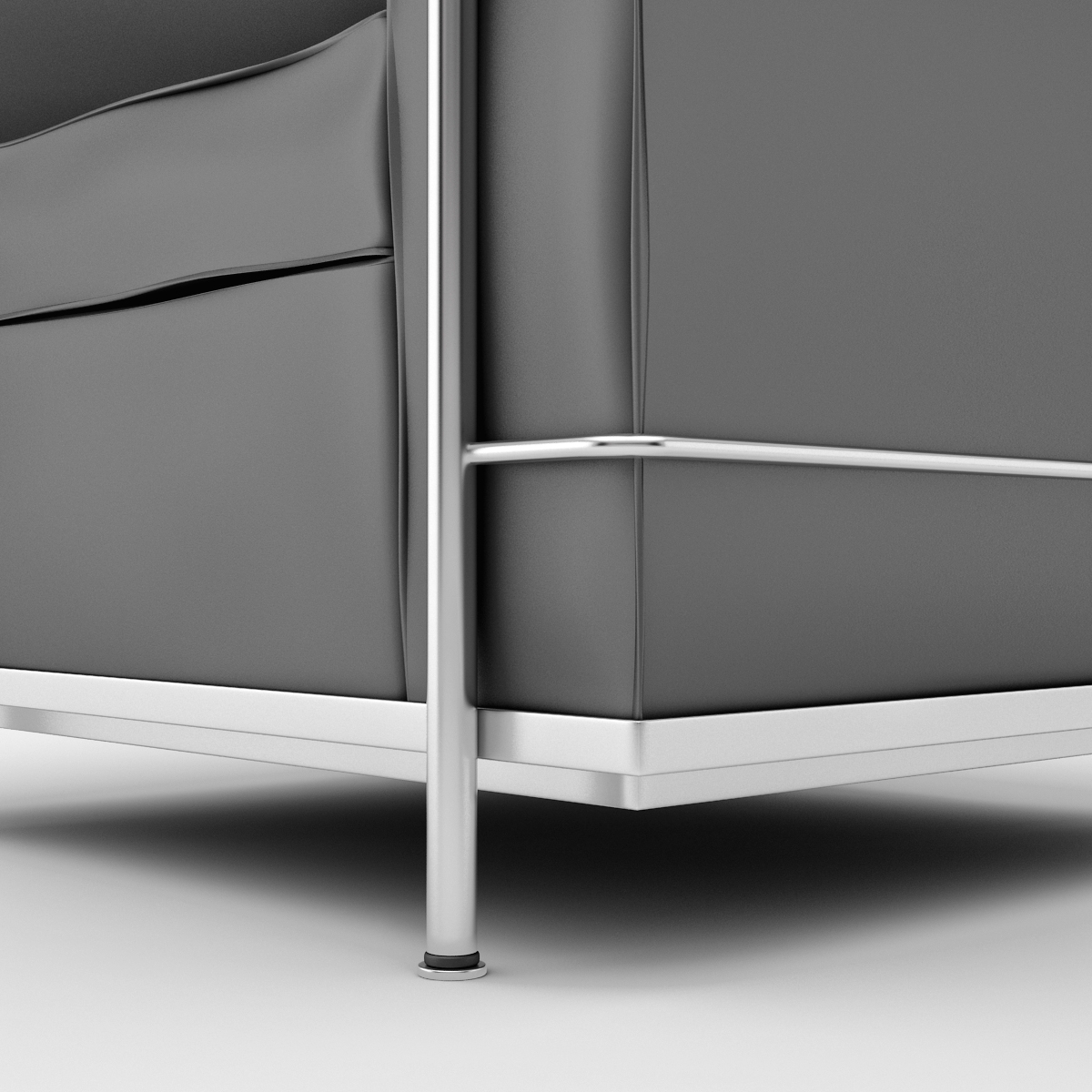 르 꼬르뷔지에 LC2 안락 의자 3D 모델 - TurboSquid 485532