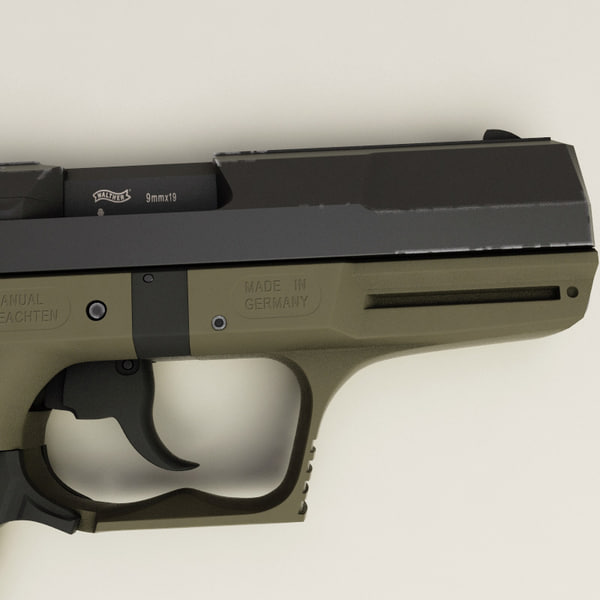 realistic walther p99 3d xsi