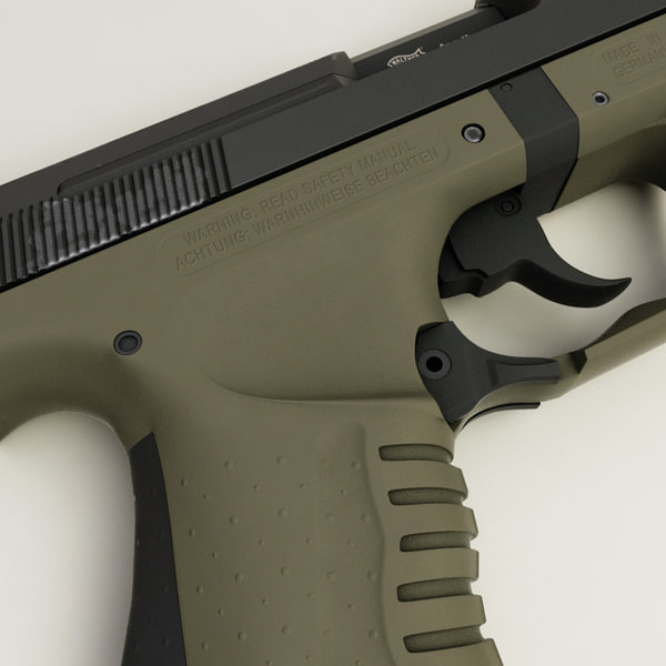 realistic walther p99 3d xsi
