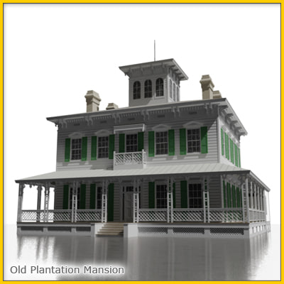 plantation estate 3d max