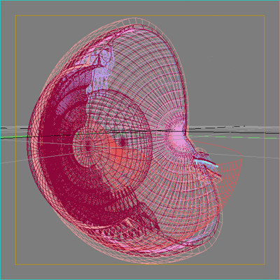 human eye 3d model