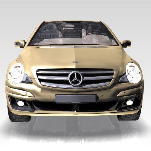 3d car mercedes r-class sports model