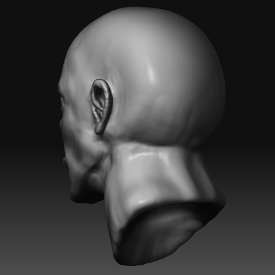 male face 3d model