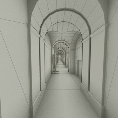 3d interior school model