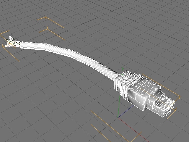plug rj45 3d model