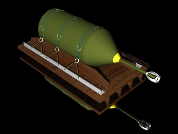 3d fuel bomb model