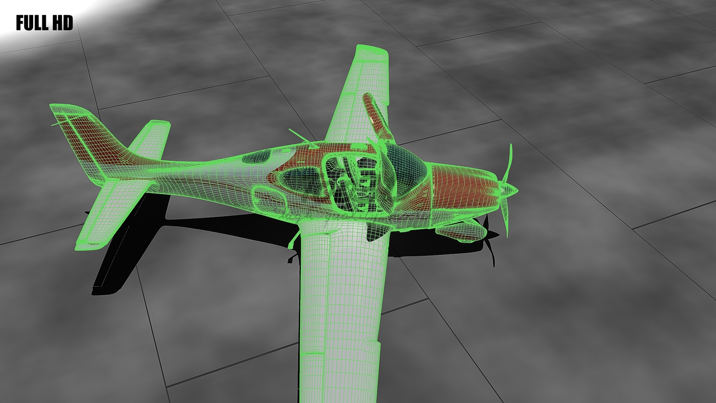 3d model sr22 cirrus