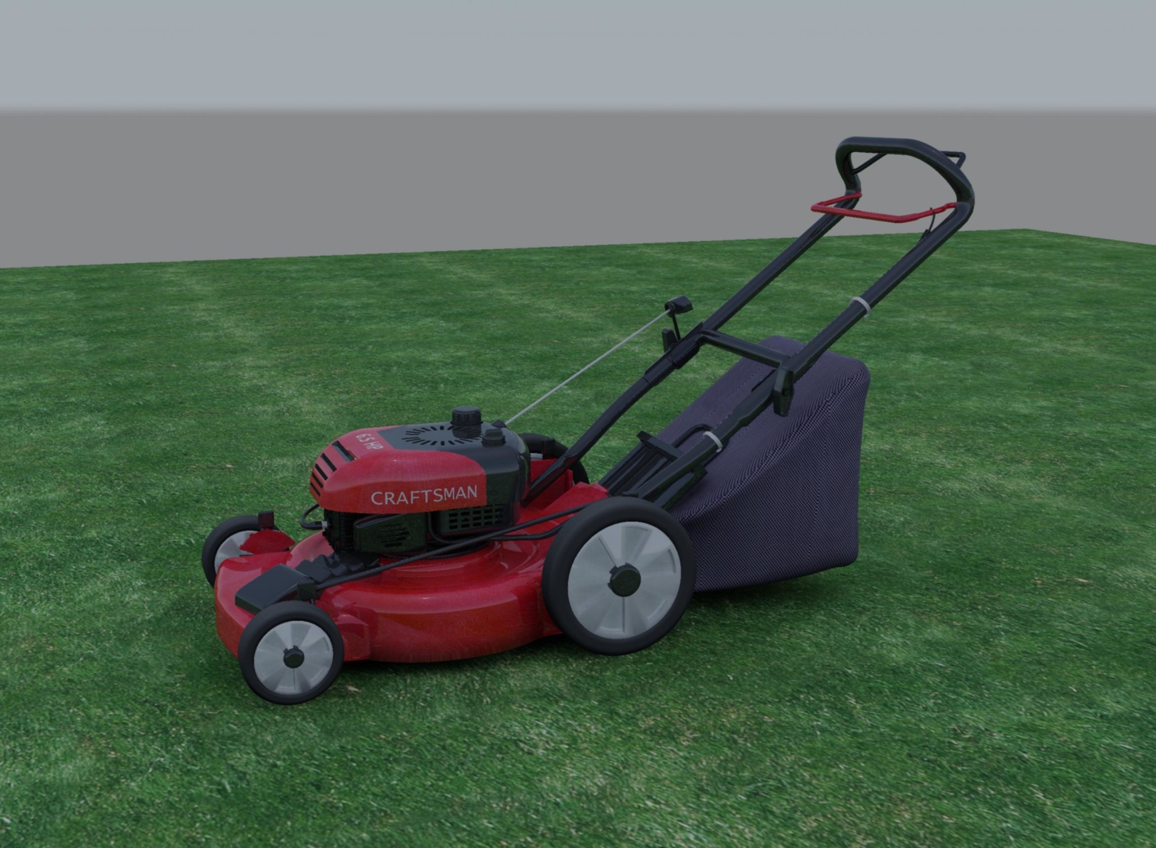 3d lawn mower