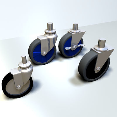 3d cabinet wheel 01
