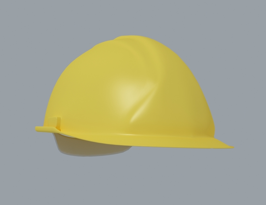 3d hard hat model