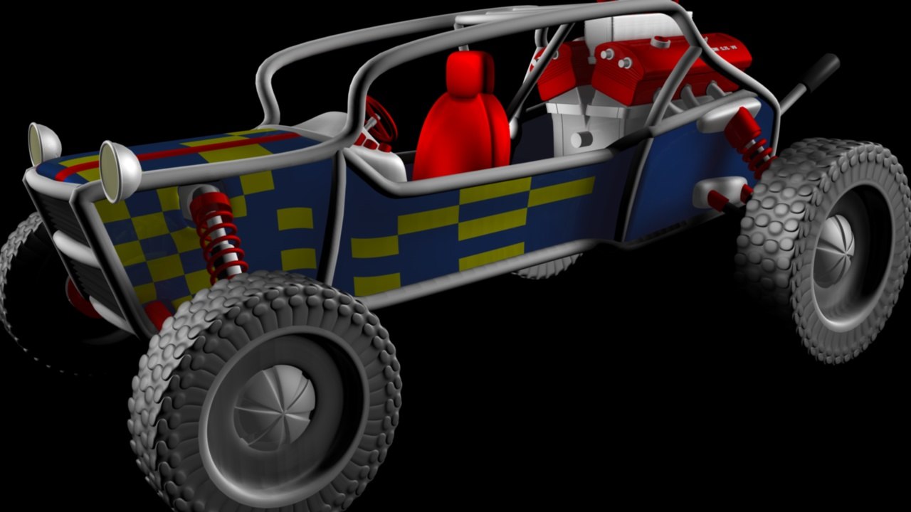 buggy engine c4d