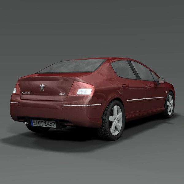 3ds max peugeot 407