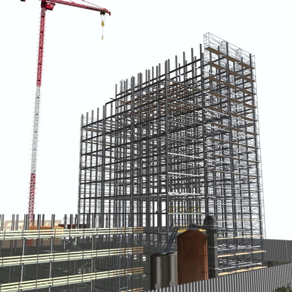3d construction model