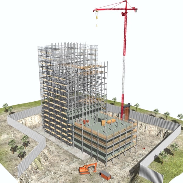 3d construction model