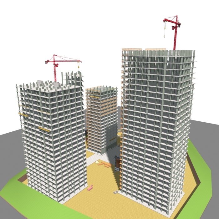 3d construction model