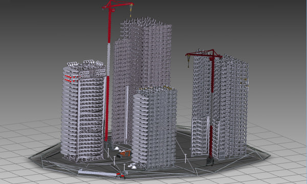 3d construction model