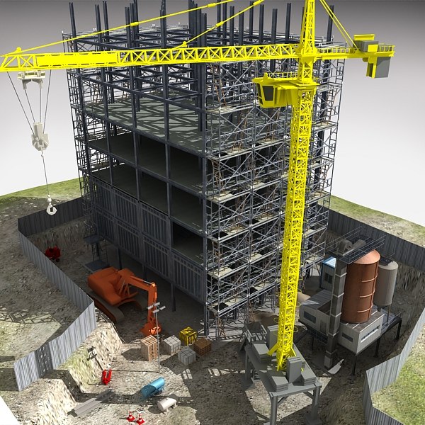 3d construction model