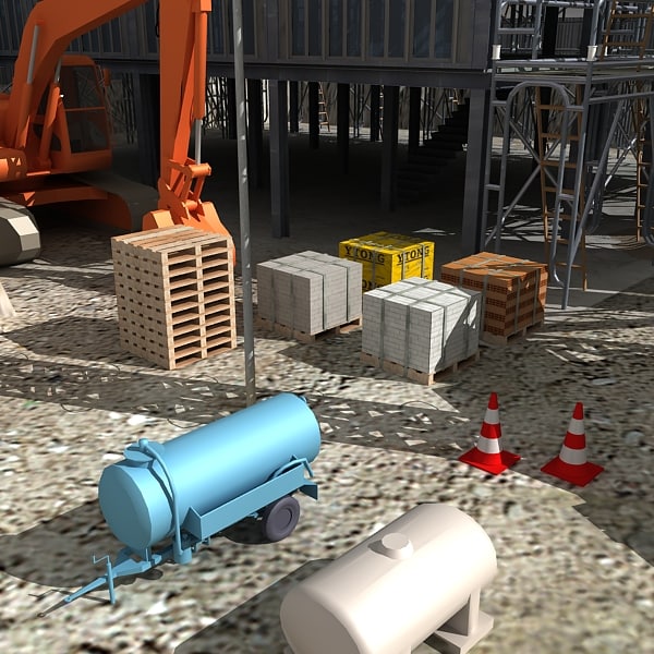 3d construction model